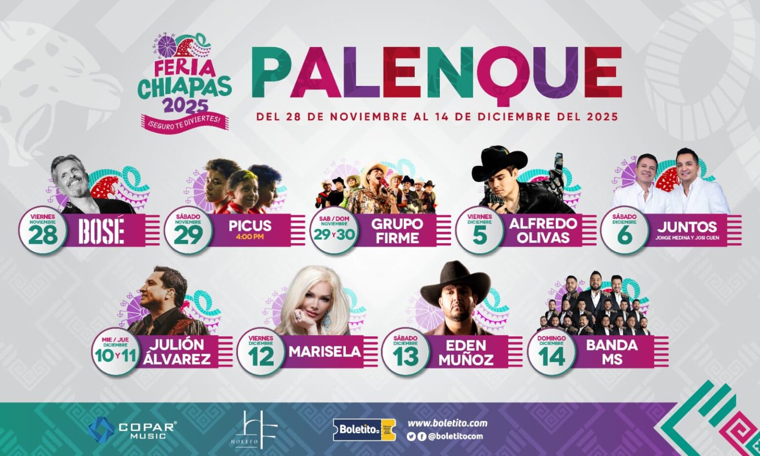 Feria Chiapas 2025: Palenque y Masivo - Ferias en México