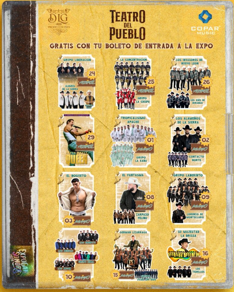 Palenque Hermosillo 2026 Expogan Sonora 2026: Artistas y boletos ...