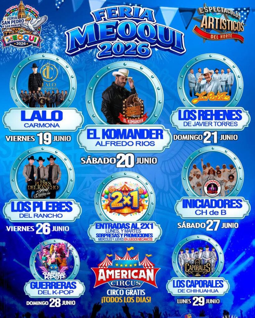 Feria del Caballo Texcoco 2026: Artistas Palenque y Programa general ...
