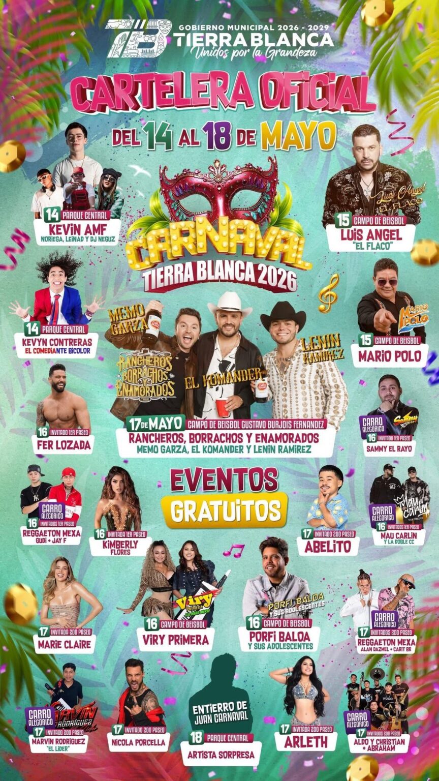 Feria del Caballo Texcoco 2026: Artistas Palenque y Programa general ...