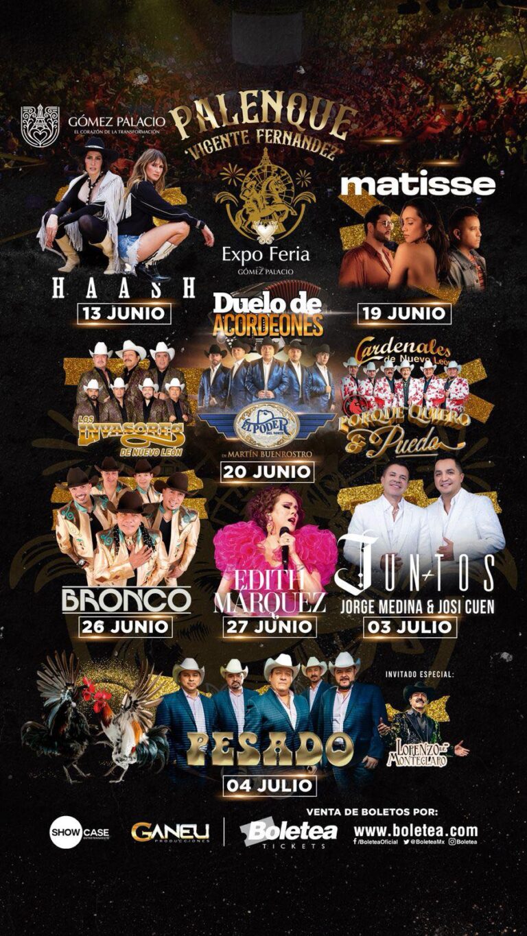 BOLETOS Feria Gómez Palacio 2026: Palenque y Velaria - Ferias en México